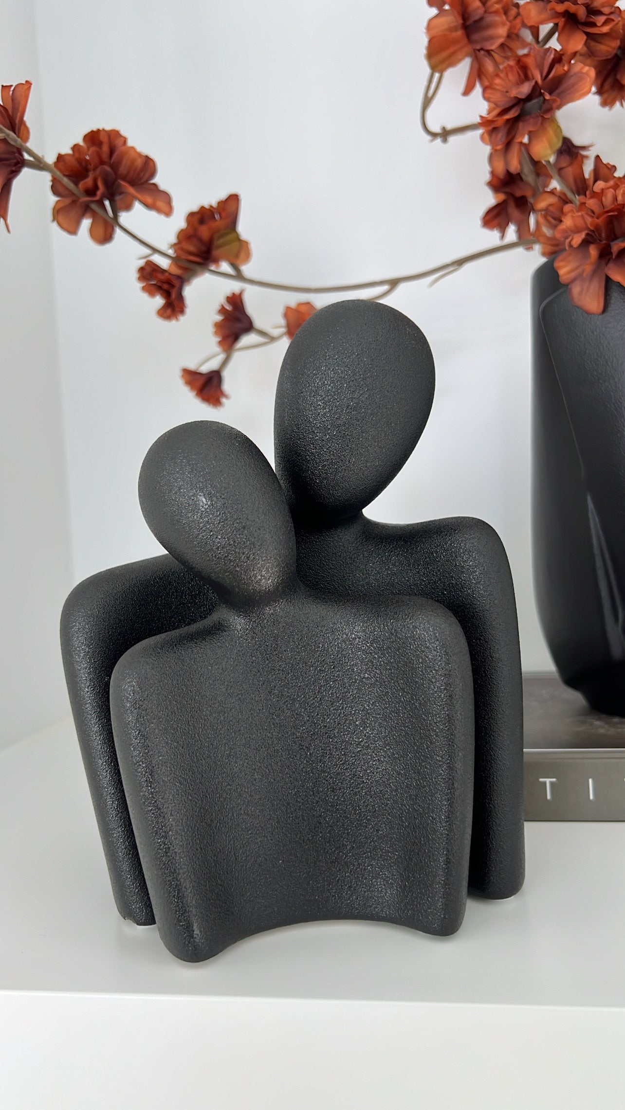 Embrace black statues | Luscious Homewares