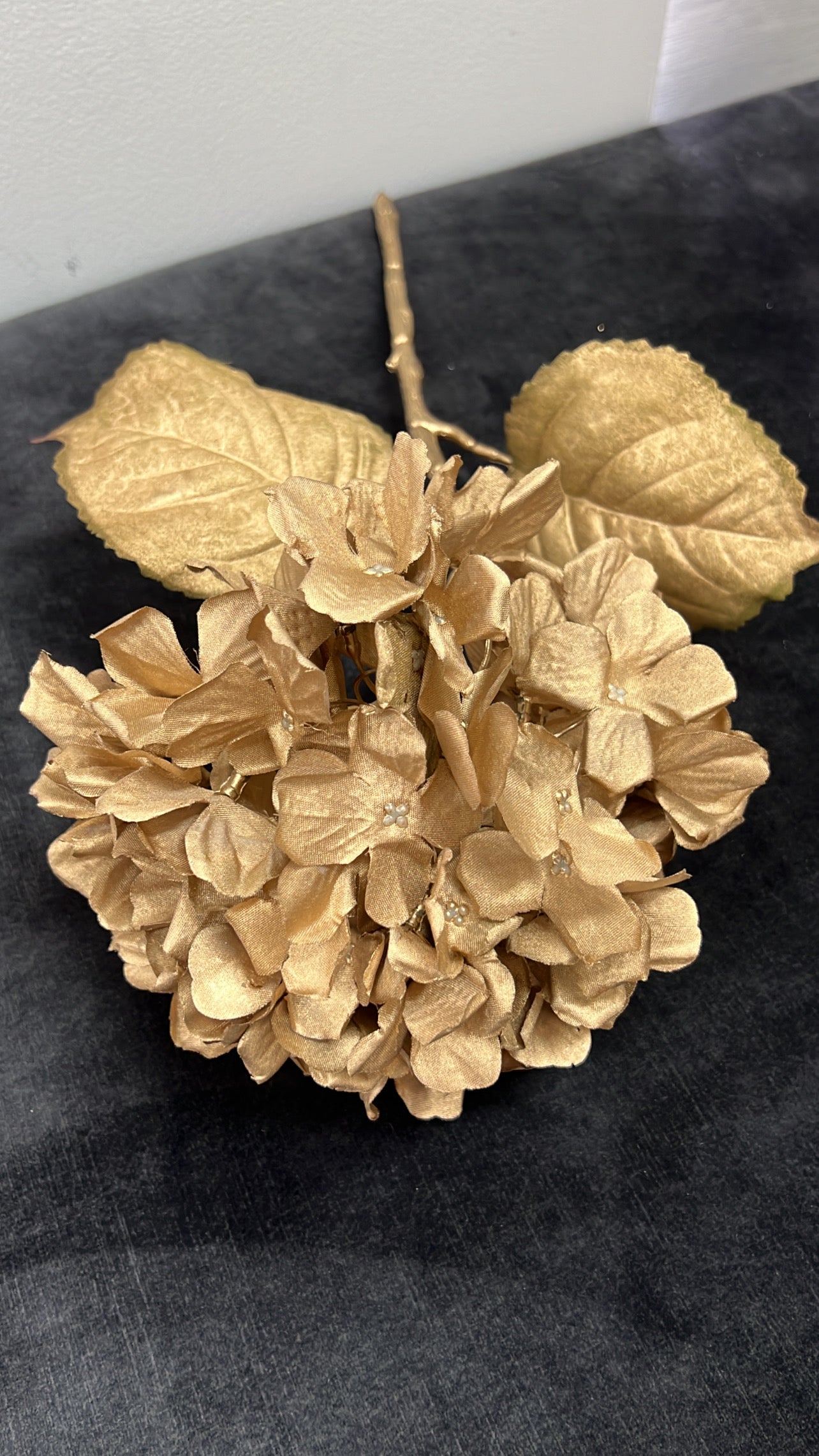 hydrangea gold flower stem | Luscious Homewares