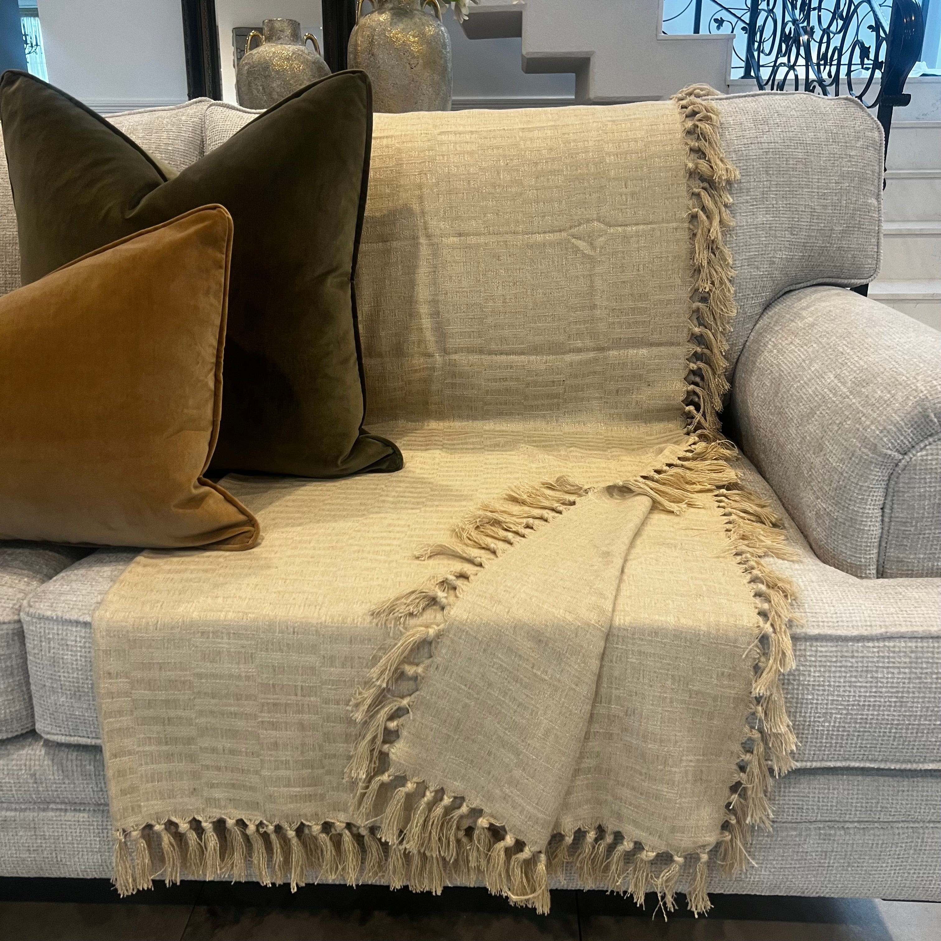 Caramel Throw | Luscious Homewares